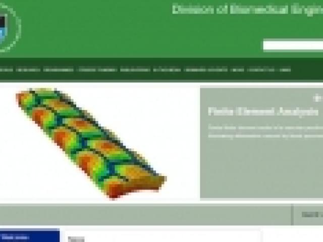 New Web Page of UCT's Division of Biomedical Engineering Has Gone Live ...