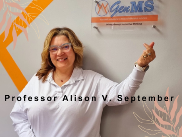 Prof Alison September Gains Entry into NAK | Health through Physical ...