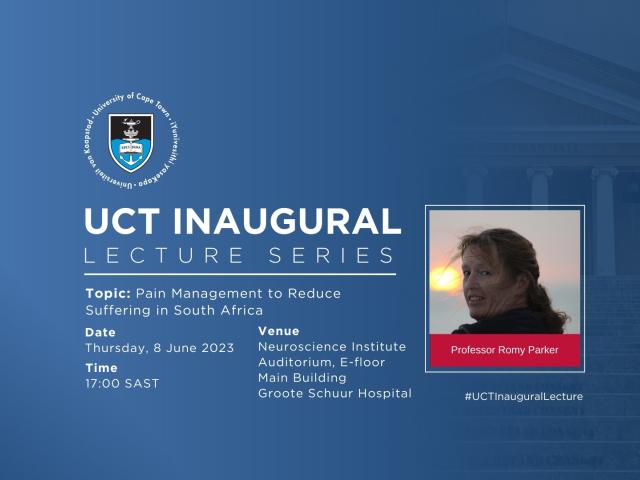 UCT Inaugural Lecture: Professor Romy Parker | Faculty of Health Sciences